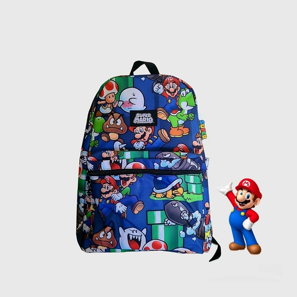 Nintendo | Bags | Nintendo Super Mario Backpack | Poshmark